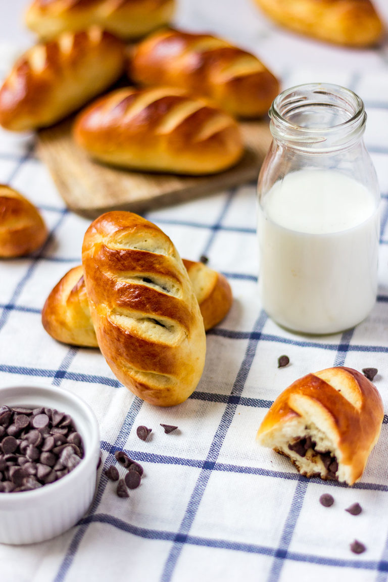 Recette de pain au lait au chocolat - Hajar Benomar